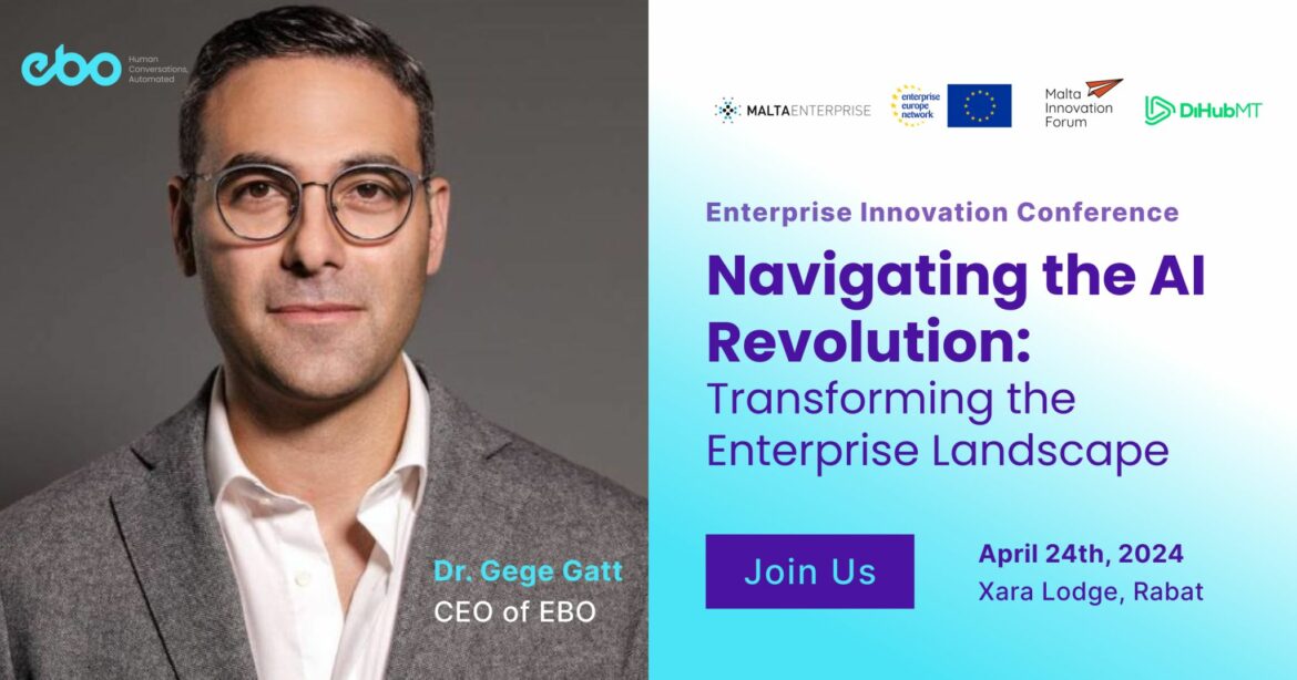Dr. Gege Gatt at Enterprise Innovation Conference 2024 Dr. Gege Gatt at Enterprise Innovation Conference 2024