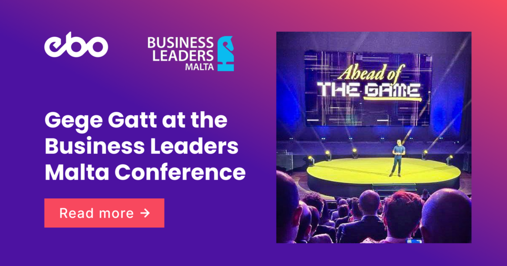 Gege Gatt at the Business Leaders Malta Conference 2025
